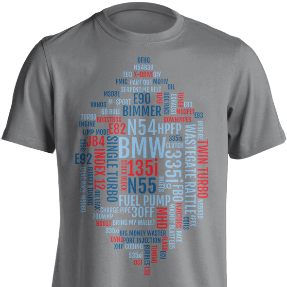 BMW Word Cloud T-Shirt – bimmerstreet